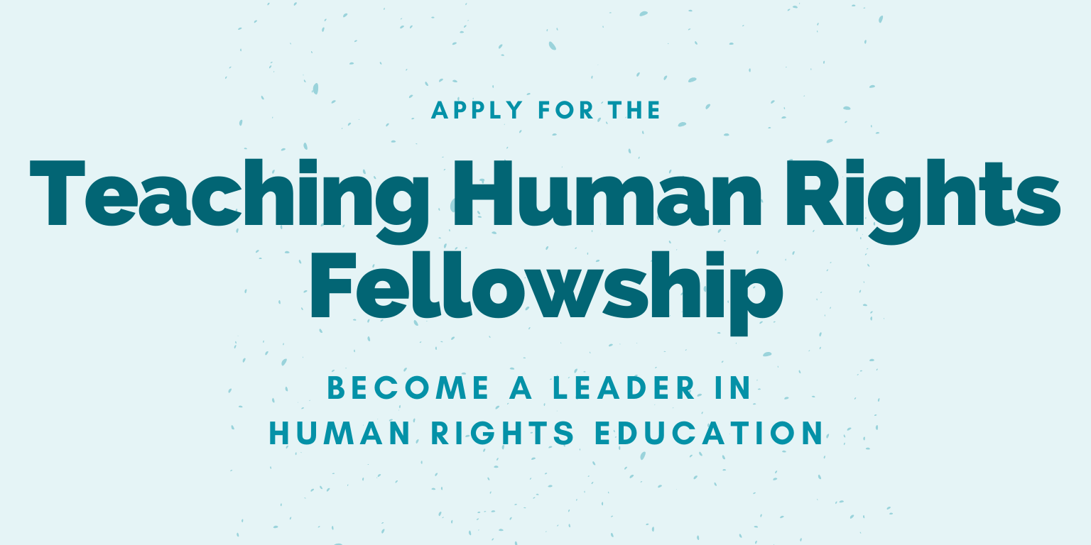 Teaching Human Rights Fellowship 2020 – Cohort 2 • MySchoolGist