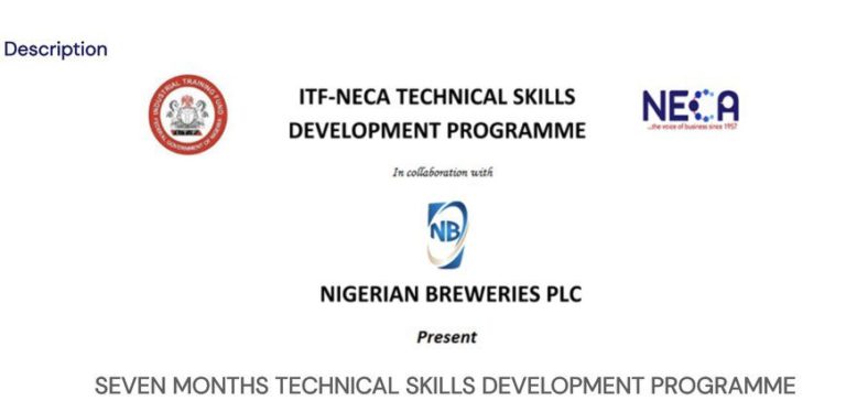 Nigerian Breweries Technical Skills Development Program 2022 • MySchoolGist