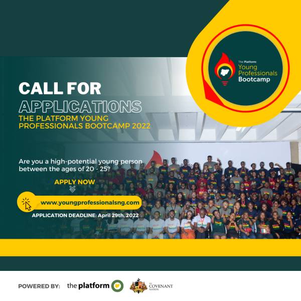 The Platform Young Professionals Bootcamp (YPB) 2022 • MySchoolGist
