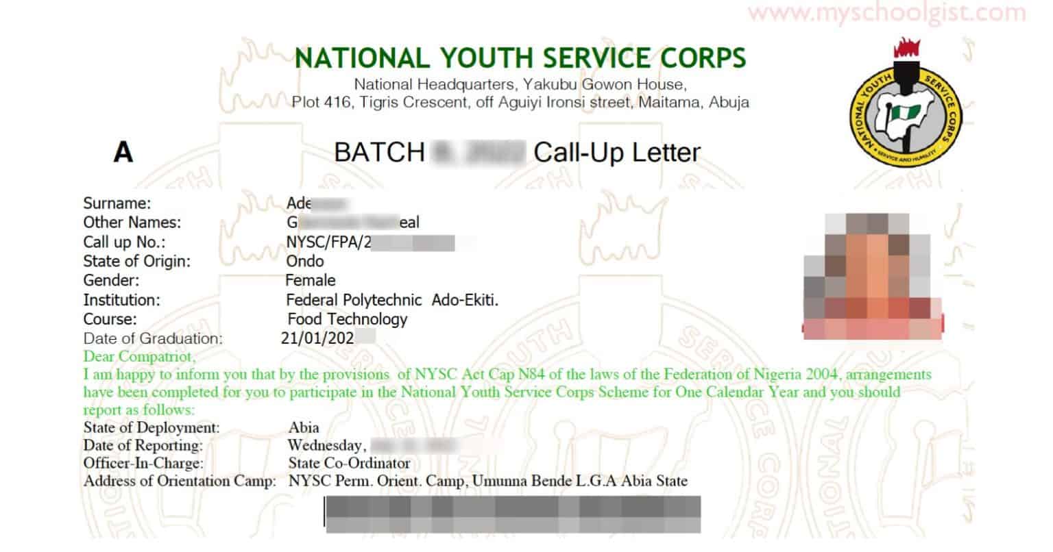 How to Print NYSC Call-Up Letter for 2025 Batch 'C'