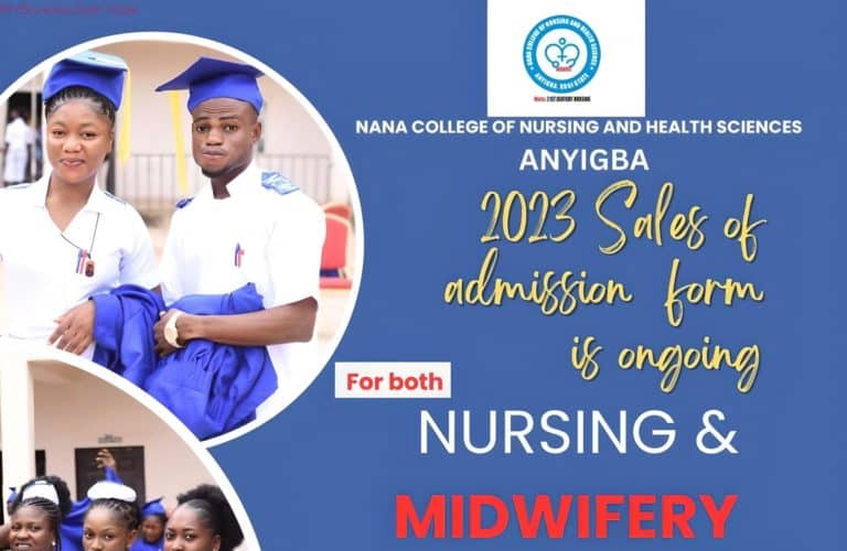 Nana College of Nursing & Health Sciences Admission Form 2023