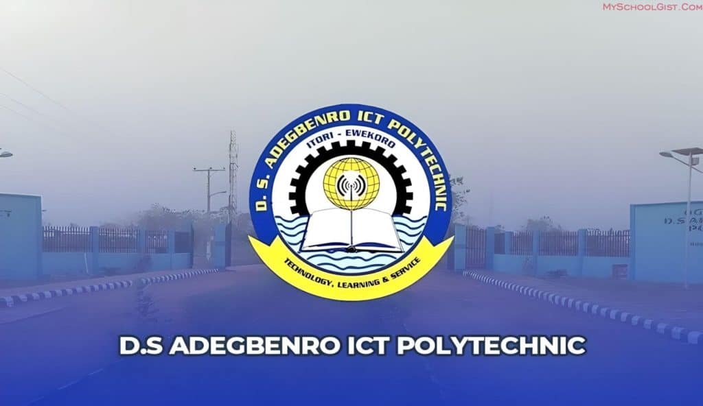 D.S. Adegbenro ICT Poly Entrance Exam 2025/2026: Full Details