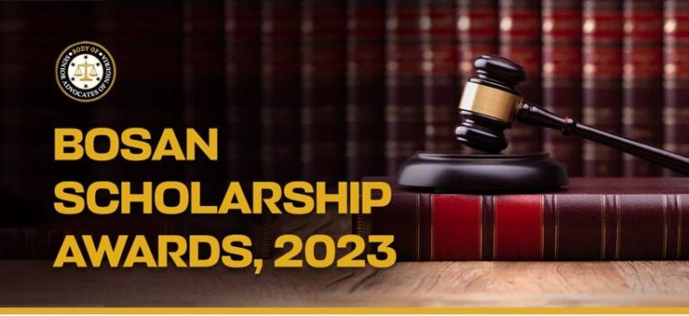 Apply for the 2023 BOSAN Scholarship Programme Now!