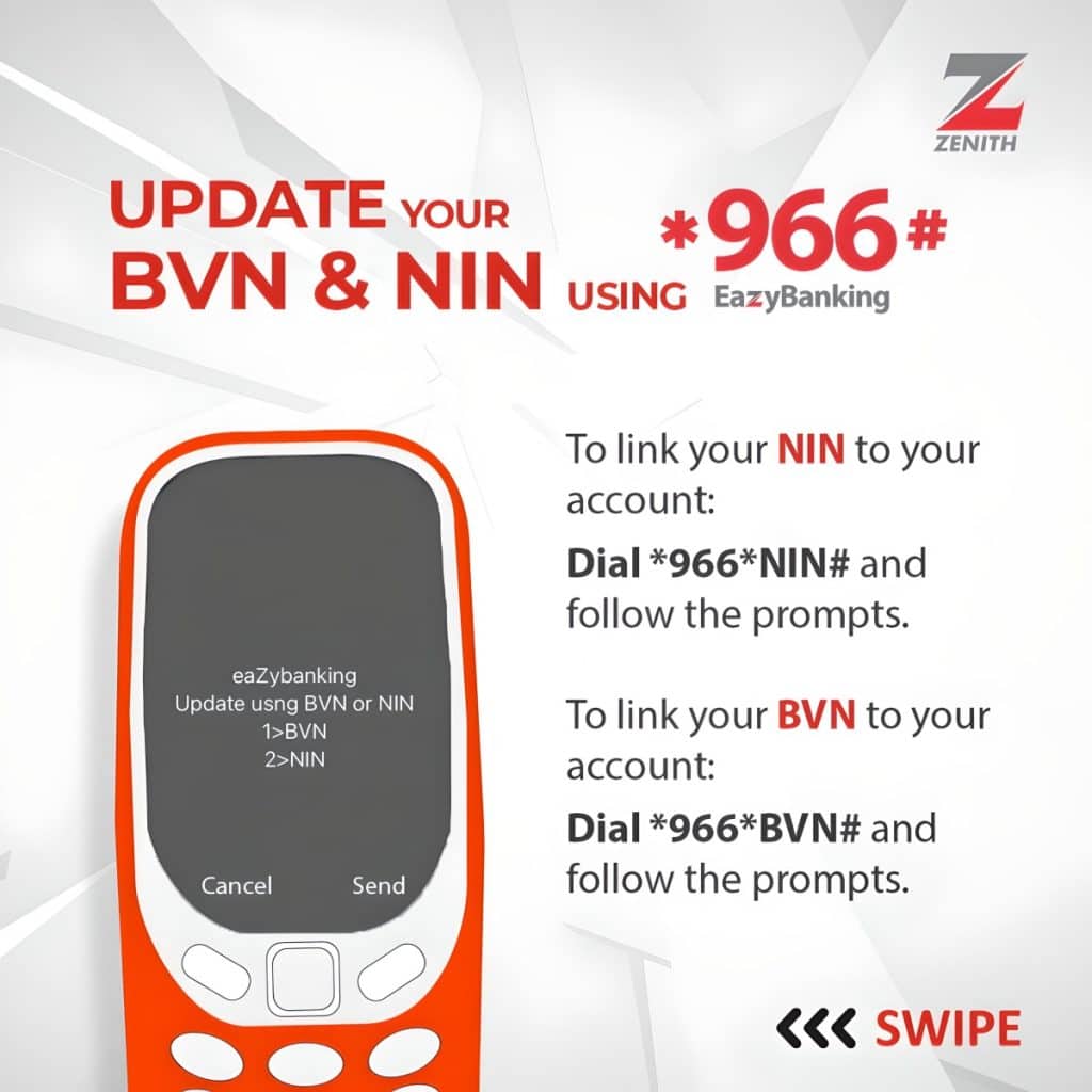 Link Your NIN to Your Zenith Bank Account Easily