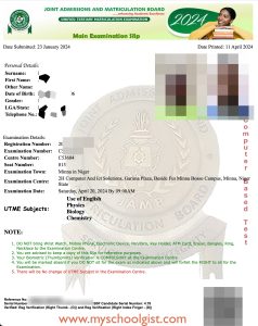 How to Reprint JAMB UTME Exam Slip 2024 on Phone & PC