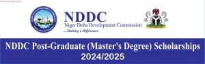 Apply for NDDC 2024/2025 Foreign Postgraduate Scholarships