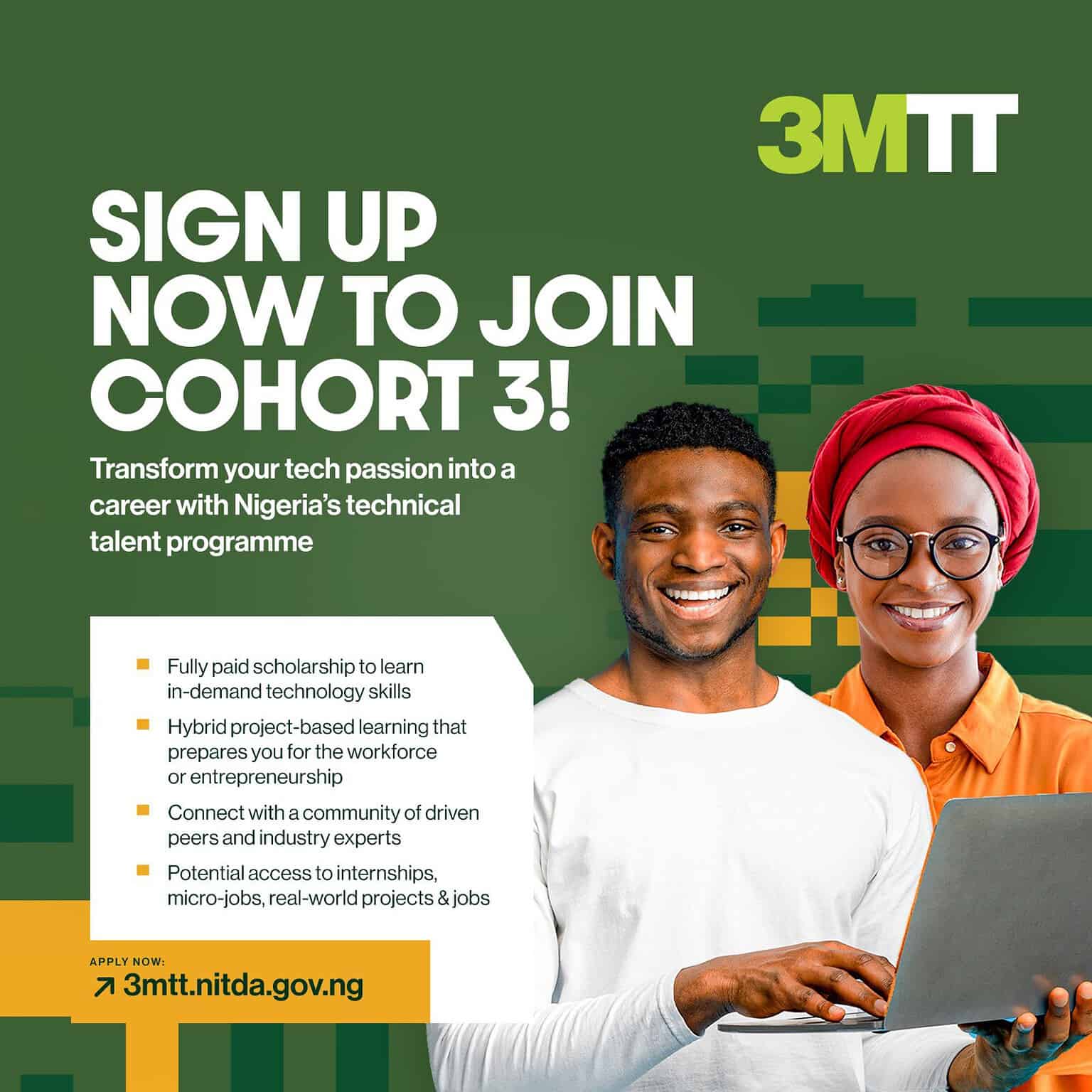 FG 3 Million Technical Talent (3MTT) Programme Cohort 3