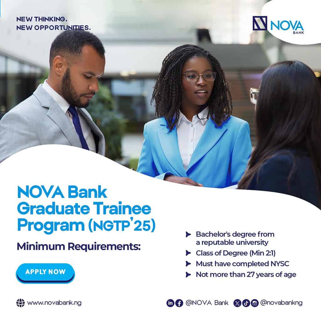 NOVA Graduate Trainee Program (NGTP) 2025